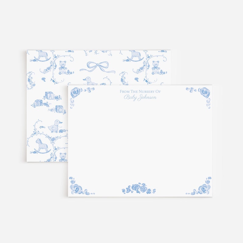 Toile Stationery - Etsy