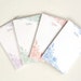 Watercolor Roses Floral Notepad - Etsy