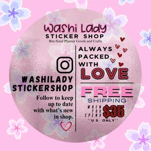 Girl Boss Washi Sample Set, Hand-drawn Floral and Leaf Illustrations ...