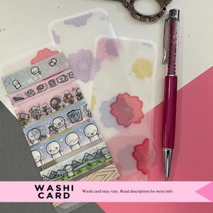 Girl Boss Washi Sample Set, Hand-drawn Floral and Leaf Illustrations ...