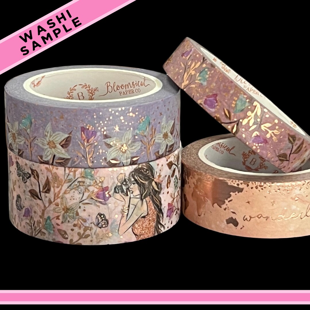 Wanderlust With Gold Foil Photography Girl, Lilies, Roses, Butterflies ...