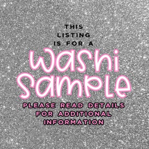 Girl Boss Washi Sample Set, Hand-drawn Floral and Leaf Illustrations ...