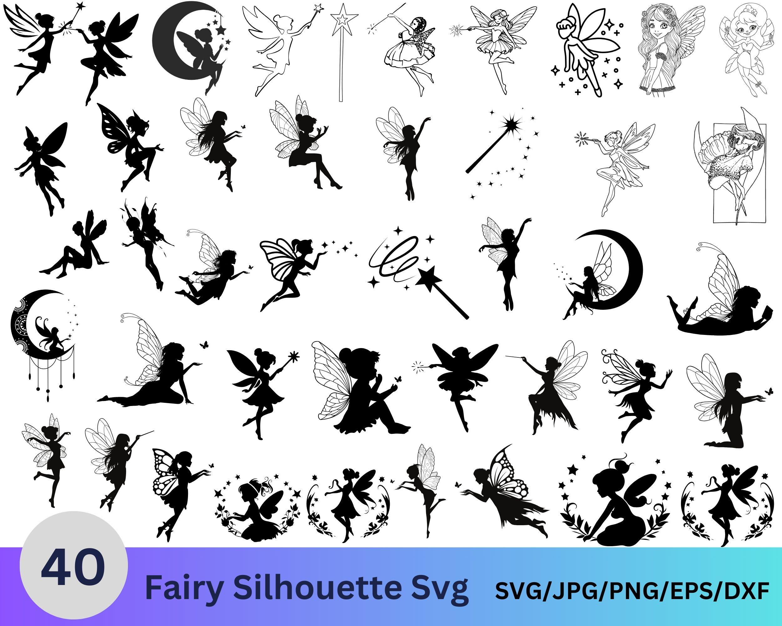 Fairy Svg Bundle, Fairy Vector, Fairy Cricut,magic Svg,fairies Svg,png ...