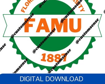 Famu Logo Png - Etsy