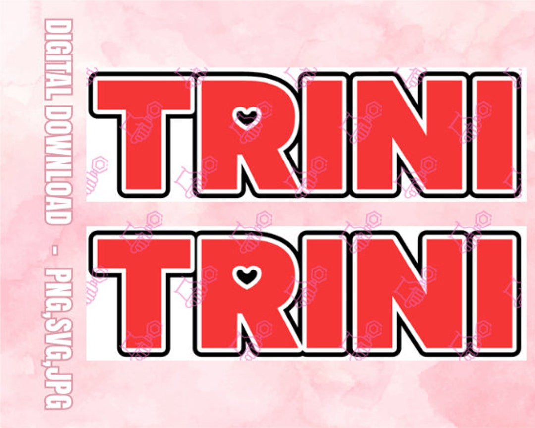Descarga digital Trini PNG, JPG y SVG - Etsy México