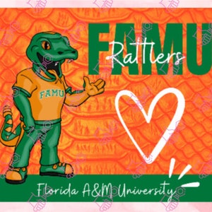 FAMU Mascot | PNG | Sublimation | 20oz Skinny Tumbler Seamless Wrap ...