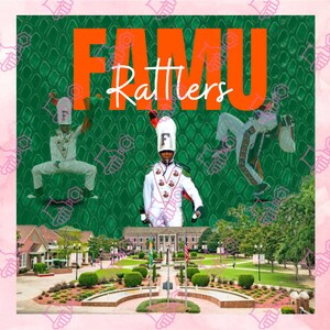FAMU M100 Tribute | PNG | Sublimation | 20oz Skinny Tumbler Seamless ...