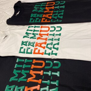 FAMU Stacked Tee - Etsy