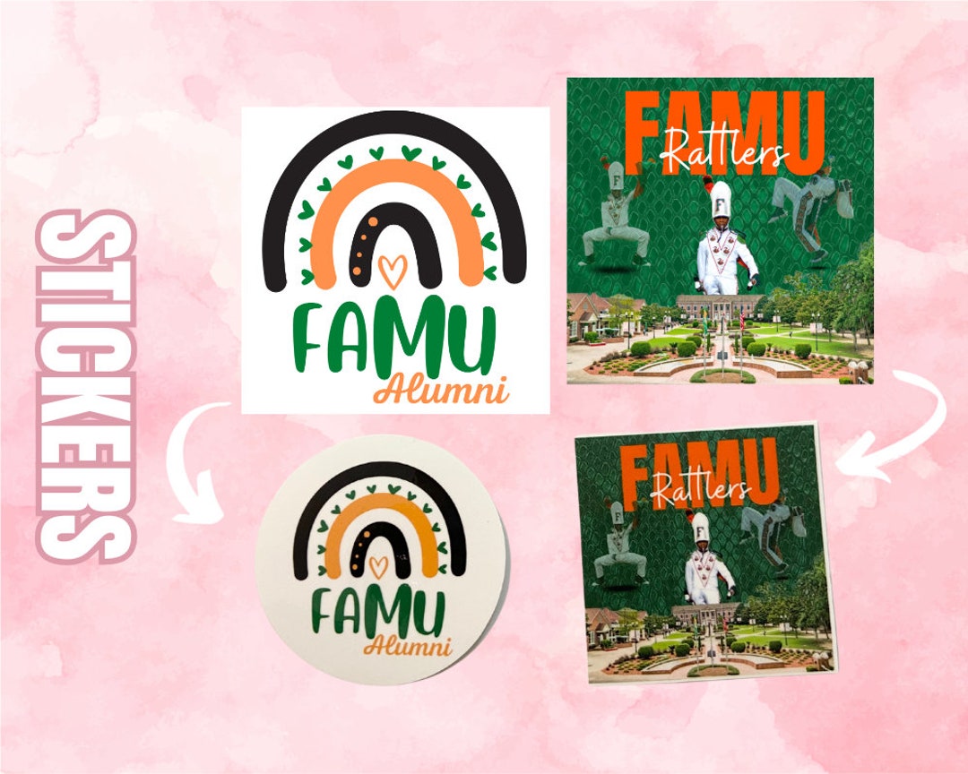 FAMU Sticker | FAMU Decal | Laptop Sticker | Stickers - Etsy