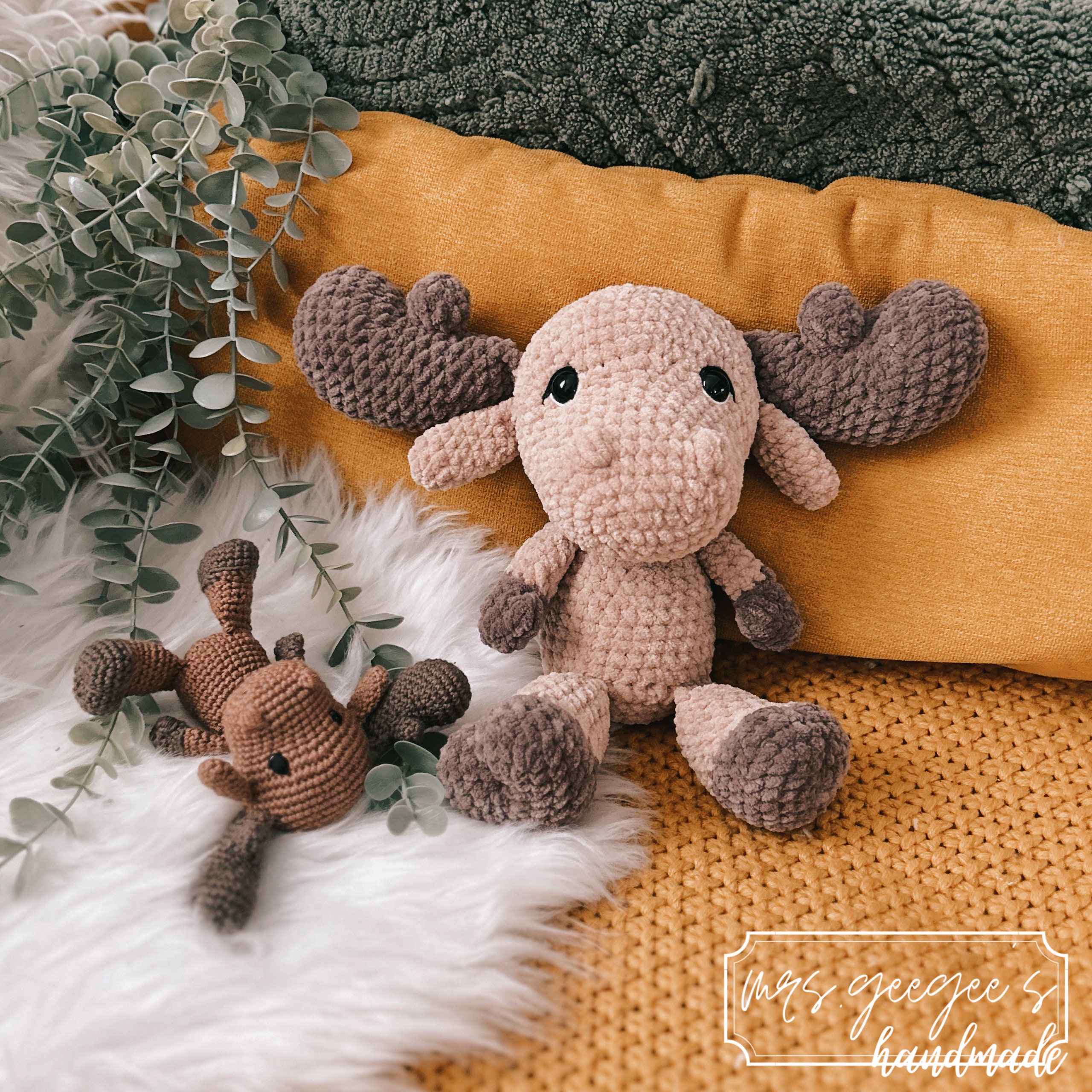 Crochet Pattern I Crochet Pattern I Elk - Moose "elmar" I [GER]/[ENG ...