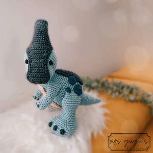 Crochet Pattern - Crochet Pattern I Dino I "parasaurolophus Pary" I PDF ...