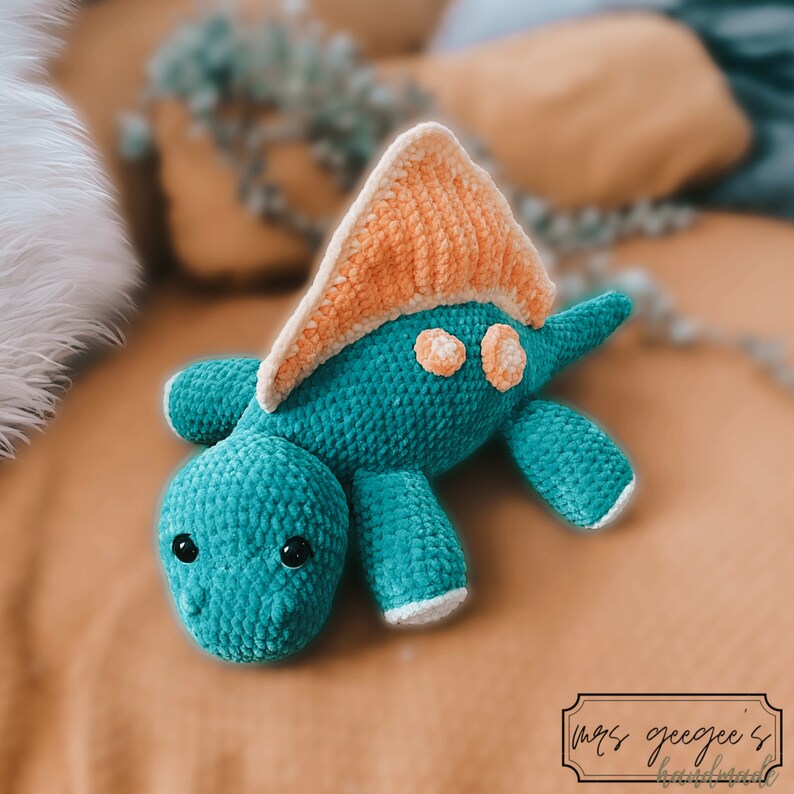 Crochet Pattern - Crochet Pattern I Dino I "dimetrodon Dimi" I PDF [ger ...