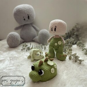 Crochet Pattern Crochet Pattern DINOBOY Geegees GER/ENG - Etsy