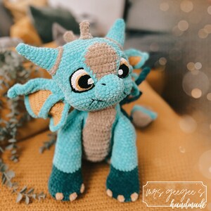 Häkelanleitung I Crochet pattern I CYAN the Dragon - Drache I very ...
