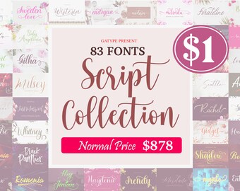 Cursive Font for Photoshop - Etsy