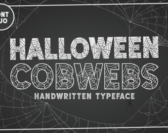 Cobweb Font - Etsy UK