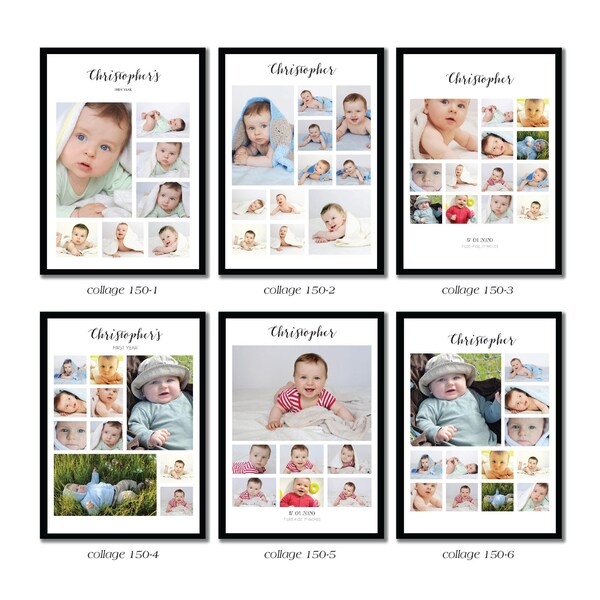 Baby Photo Collage - Etsy
