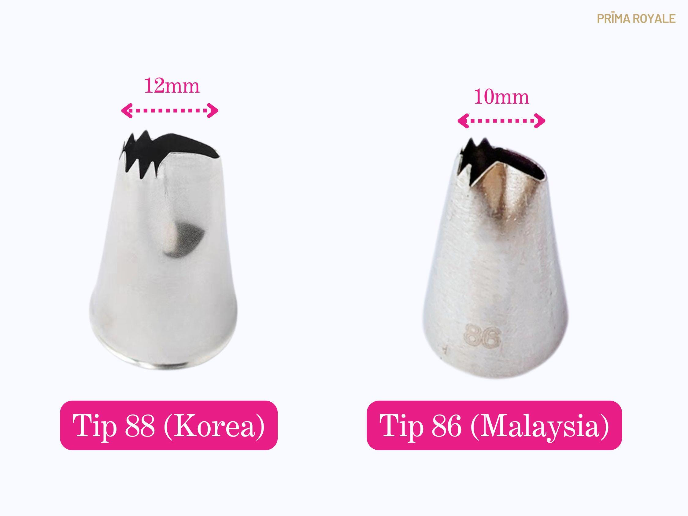 Korean Vintage Border Piping Tip 88 86 Korea Cake Decorating Nozzle - Etsy