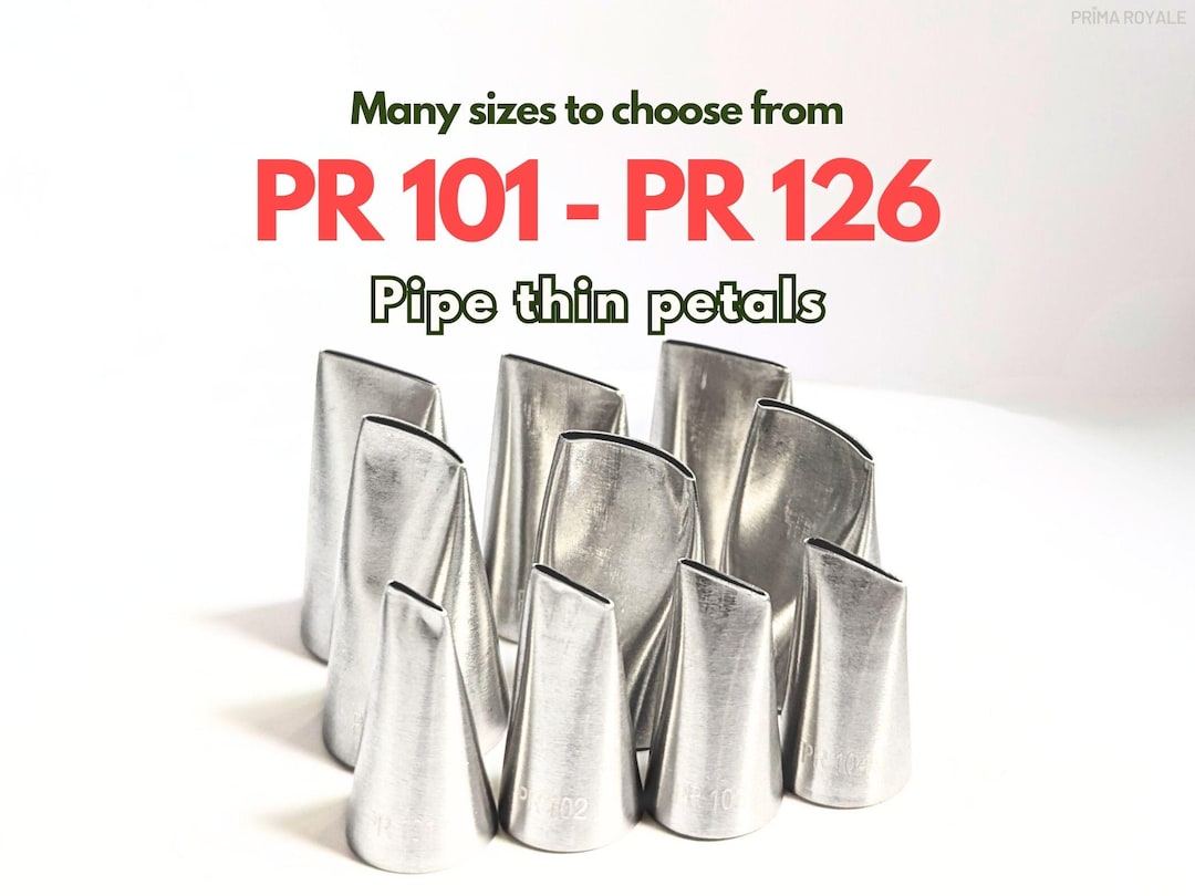 Promo! PR Thin Petal Flower Piping Tip Cake Decorating Buttercream Tip ...