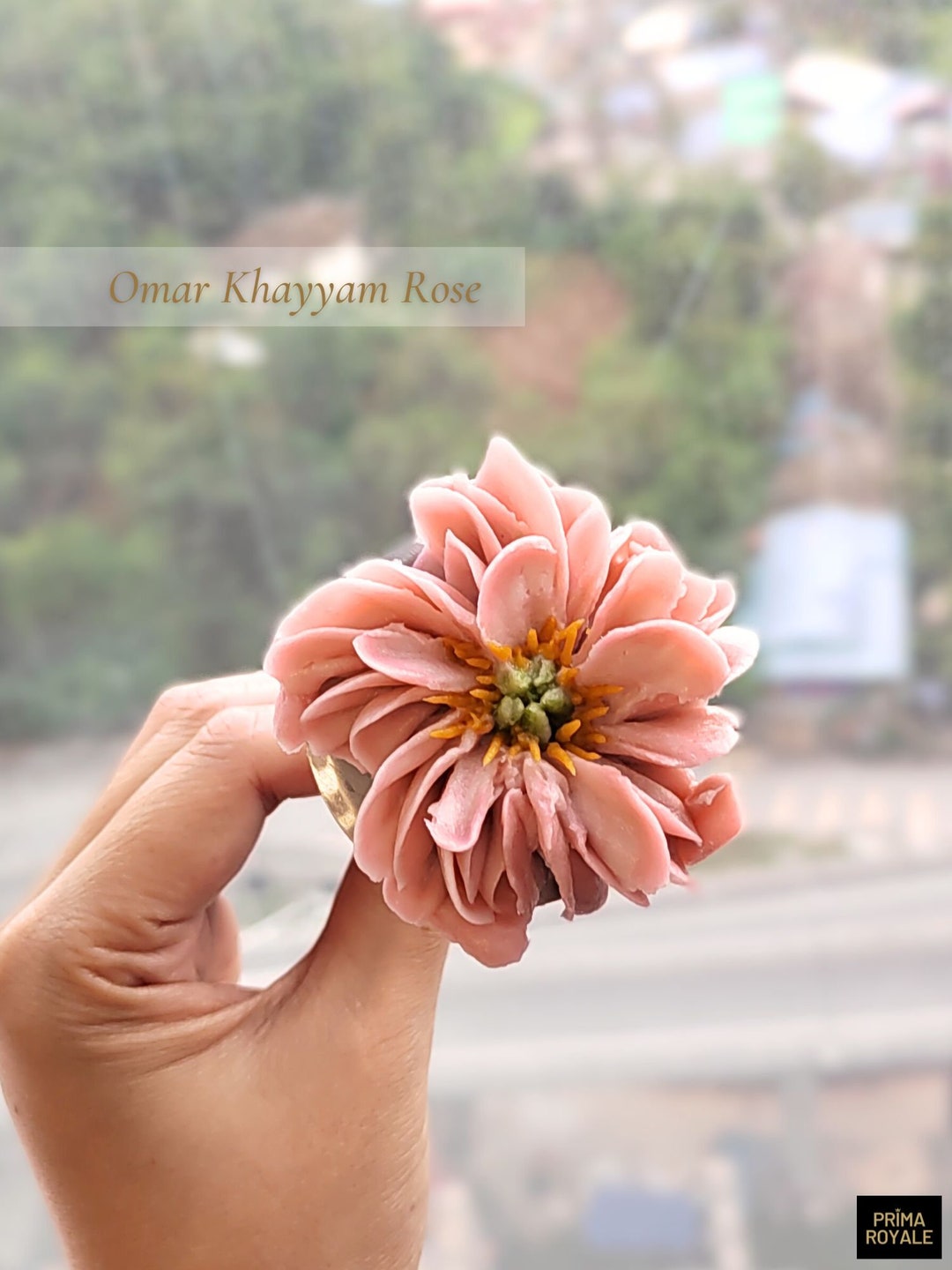 Buttercream Flower Tutorial: Omar Khayyam Damask Rose - Etsy