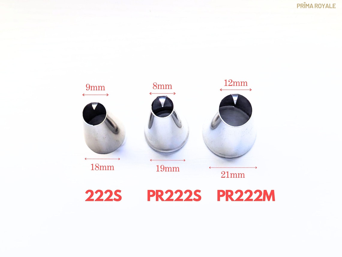 Succulent Tip PR 222s 222m 222 Piping Cake Decorating Nozzle Leaf Tip ...