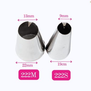 Succulent Tip PR 222s 222m 222 Piping Cake Decorating Nozzle Leaf Tip ...