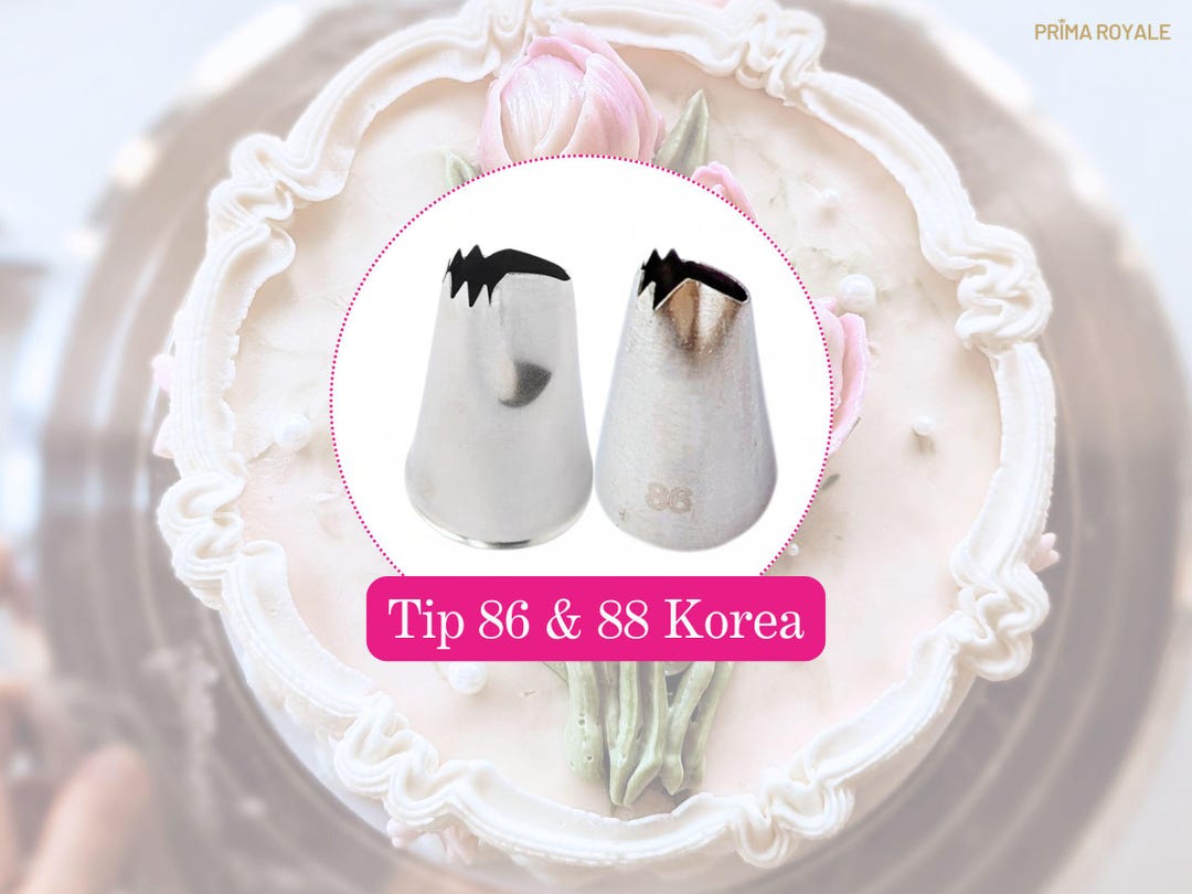Korean Vintage Border Piping Tip 88 86 Korea Cake Decorating Nozzle - Etsy