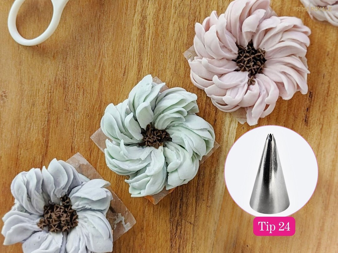 Tip 24 Piping Tip Small Star Stamen Cake Decorating Tip Buttercream ...