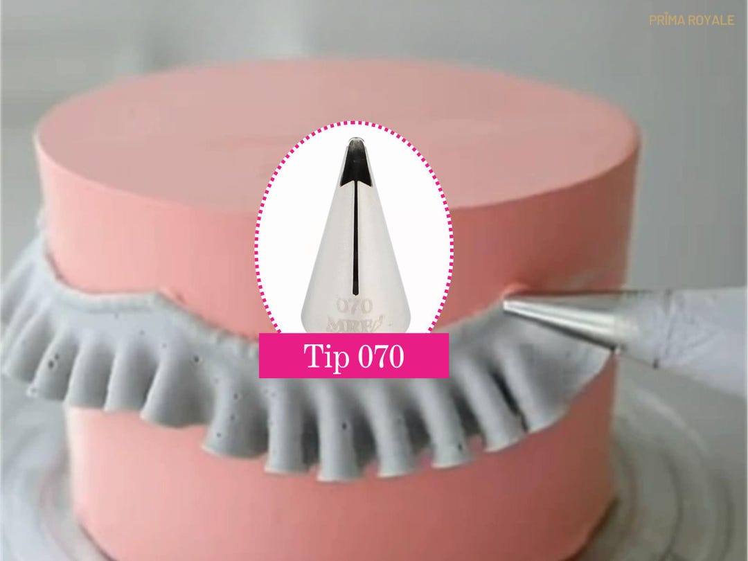 070 Piping Tip Ruffles Frills Dress Doll Cake Decorating Tip Buttercream Flower Cake Tip - Etsy