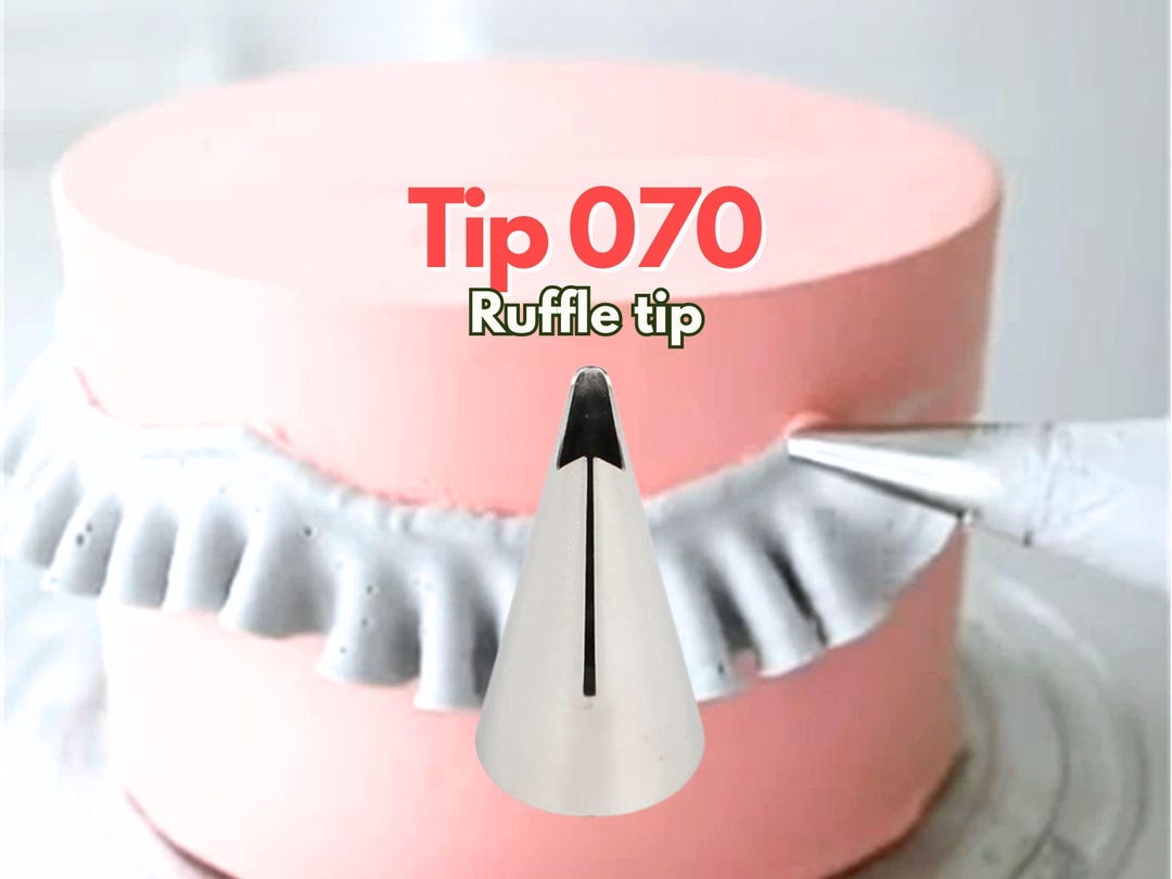 070 Piping Tip Ruffles Frills Dress Doll Cake Decorating Tip ...