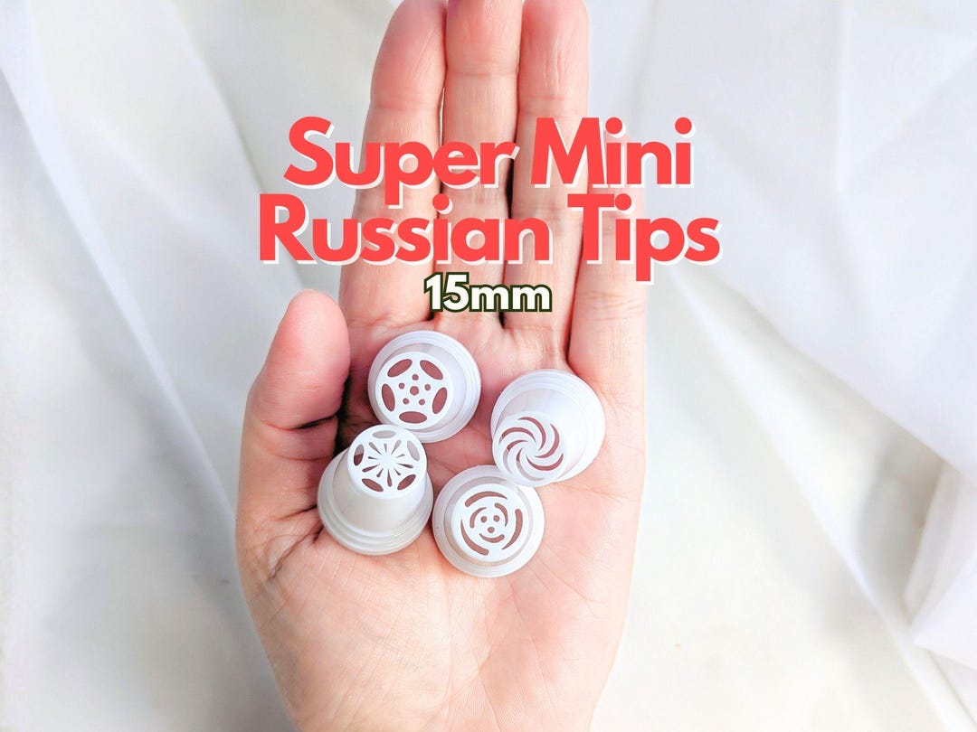 Super Mini Russian Piping Tips Buttercream Flowers Cake Decorating ...