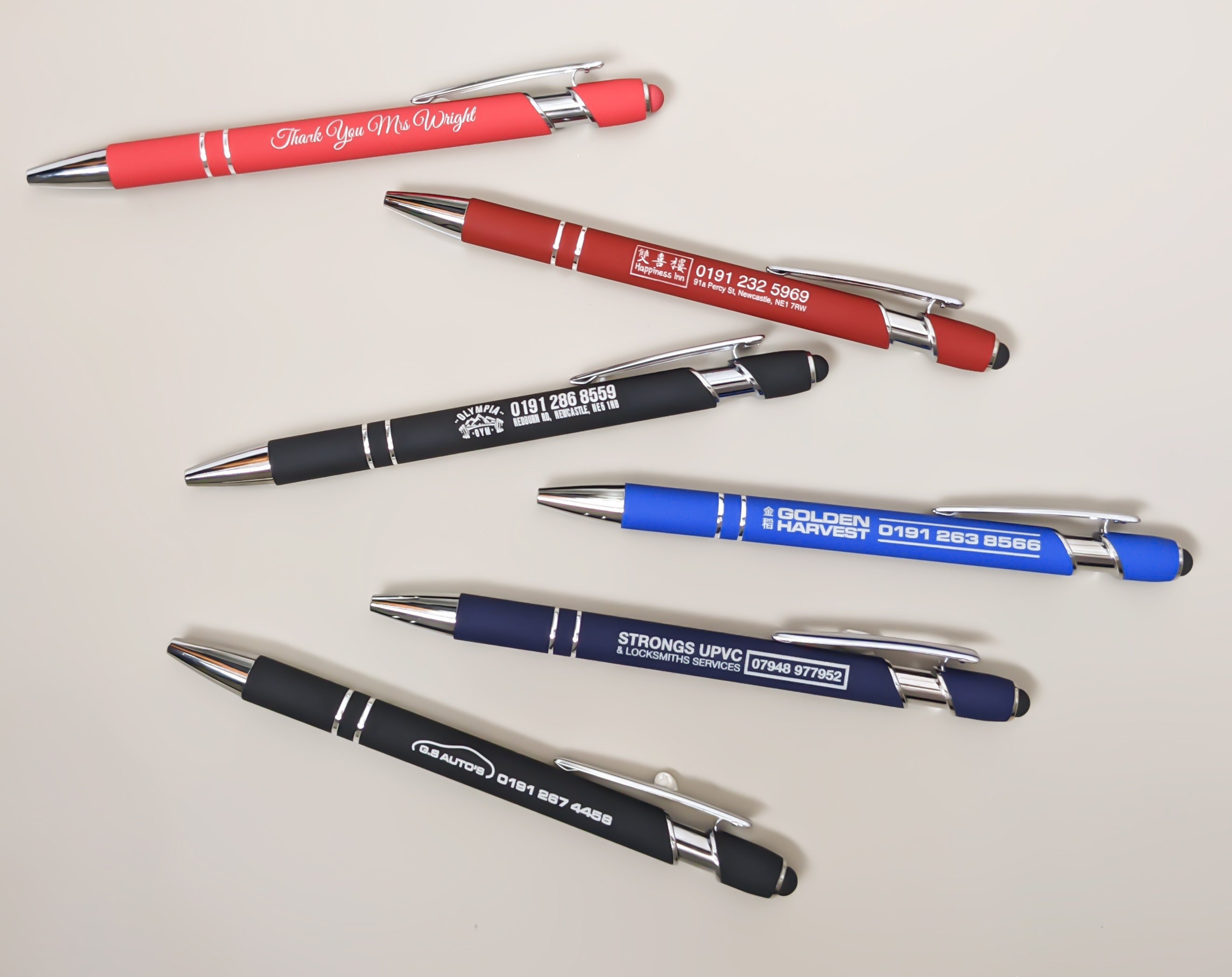 Customised Promotional Pencustom Branded Penscompany Logo - Etsy