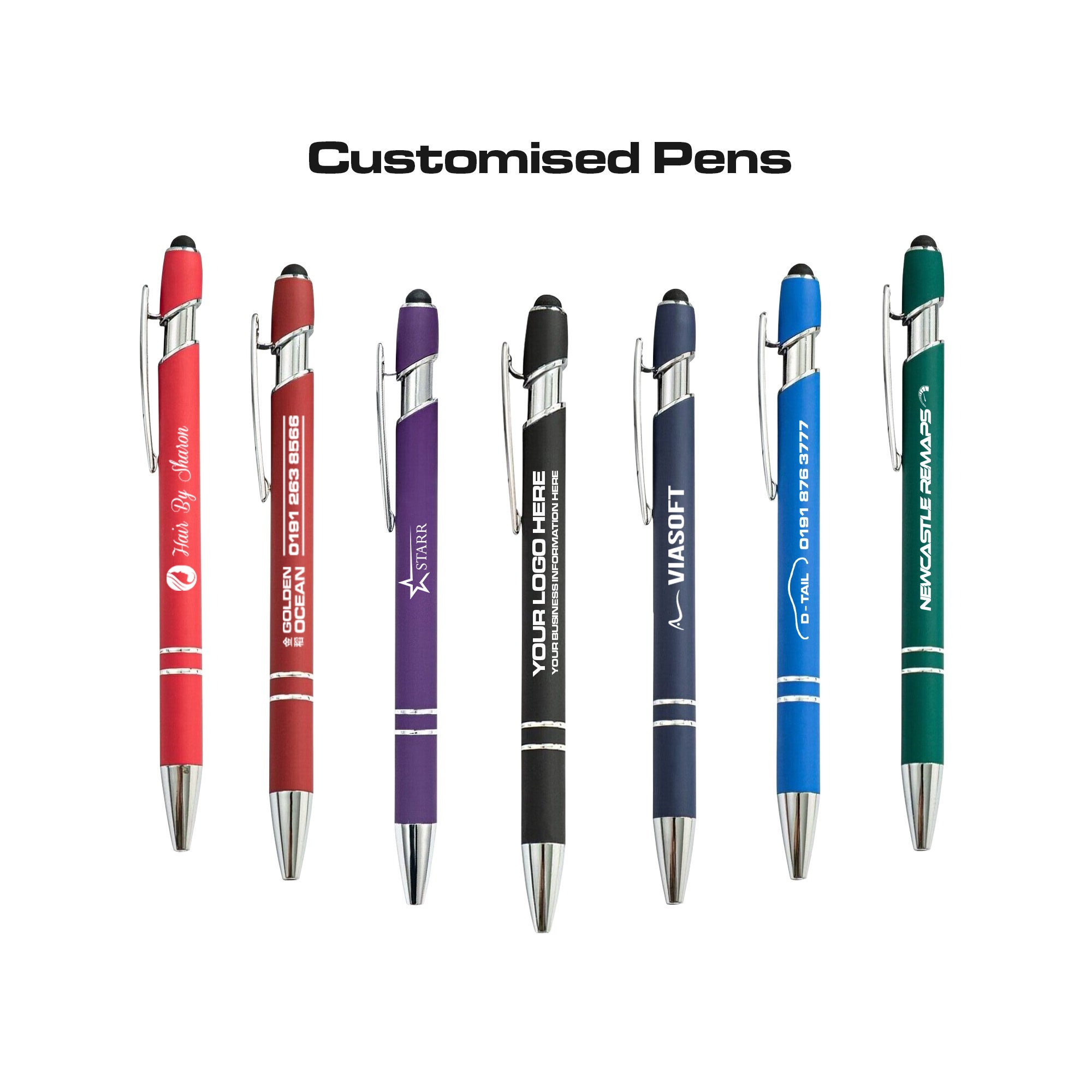 Customised Promotional Pencustom Branded Penscompany Logo - Etsy