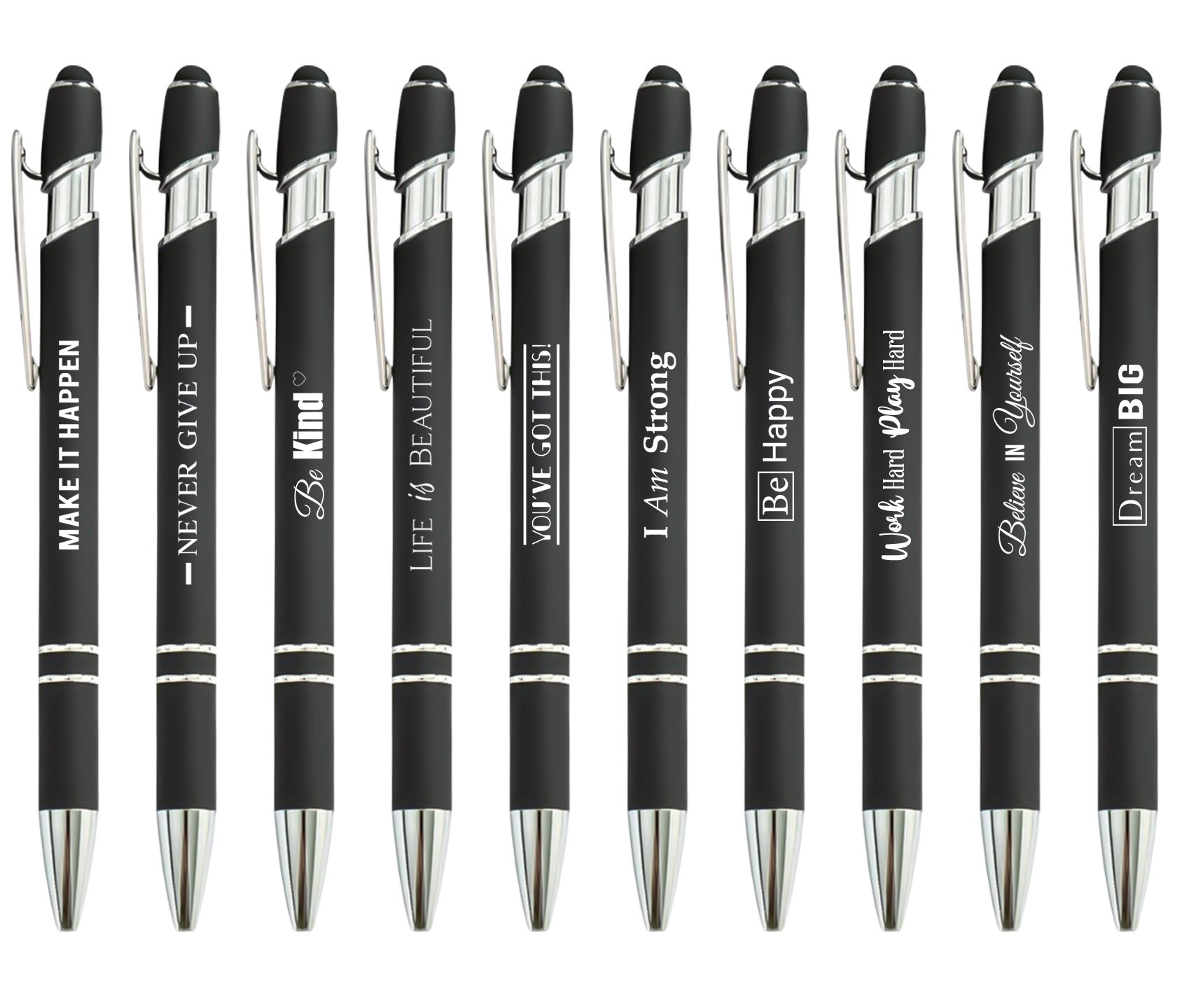 Inspirational Quotes Pen Gift Set Positivity Pens - Etsy UK