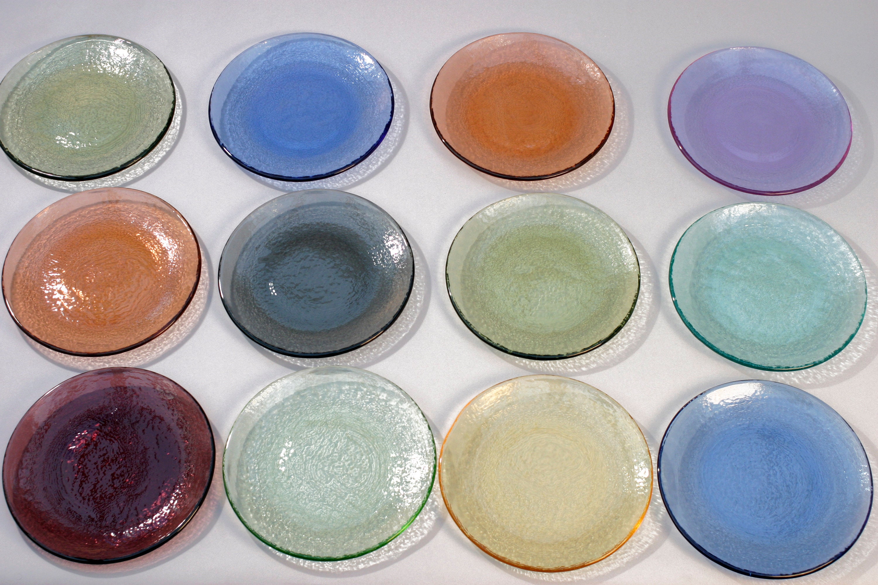 Fire & Light Glass Dinner Plate - Etsy