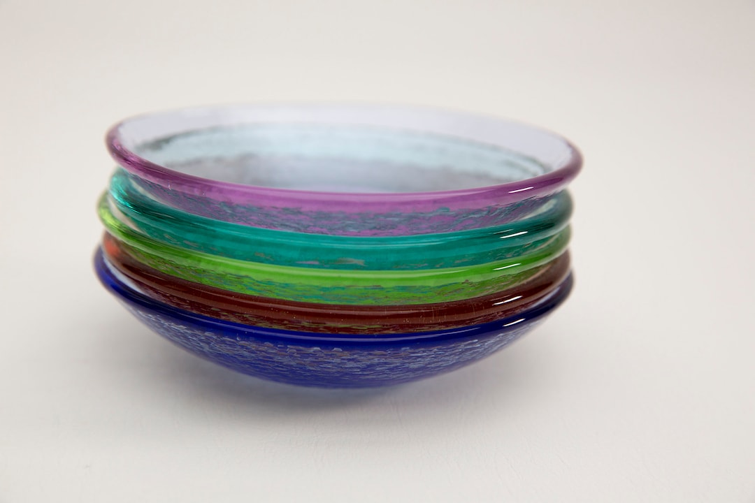 Fire and Light Glass Dipping Dish - Etsy