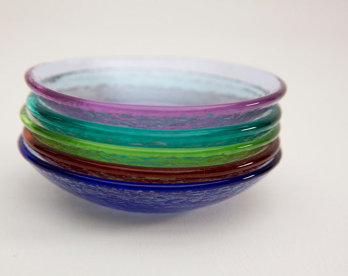Fire and Light Glass Dipping Dish - Etsy