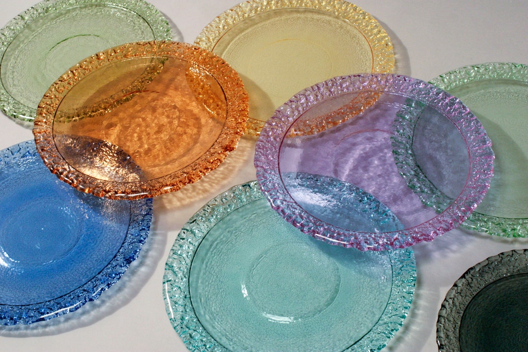 Fire & Light Glass Moonstone Platter - Etsy