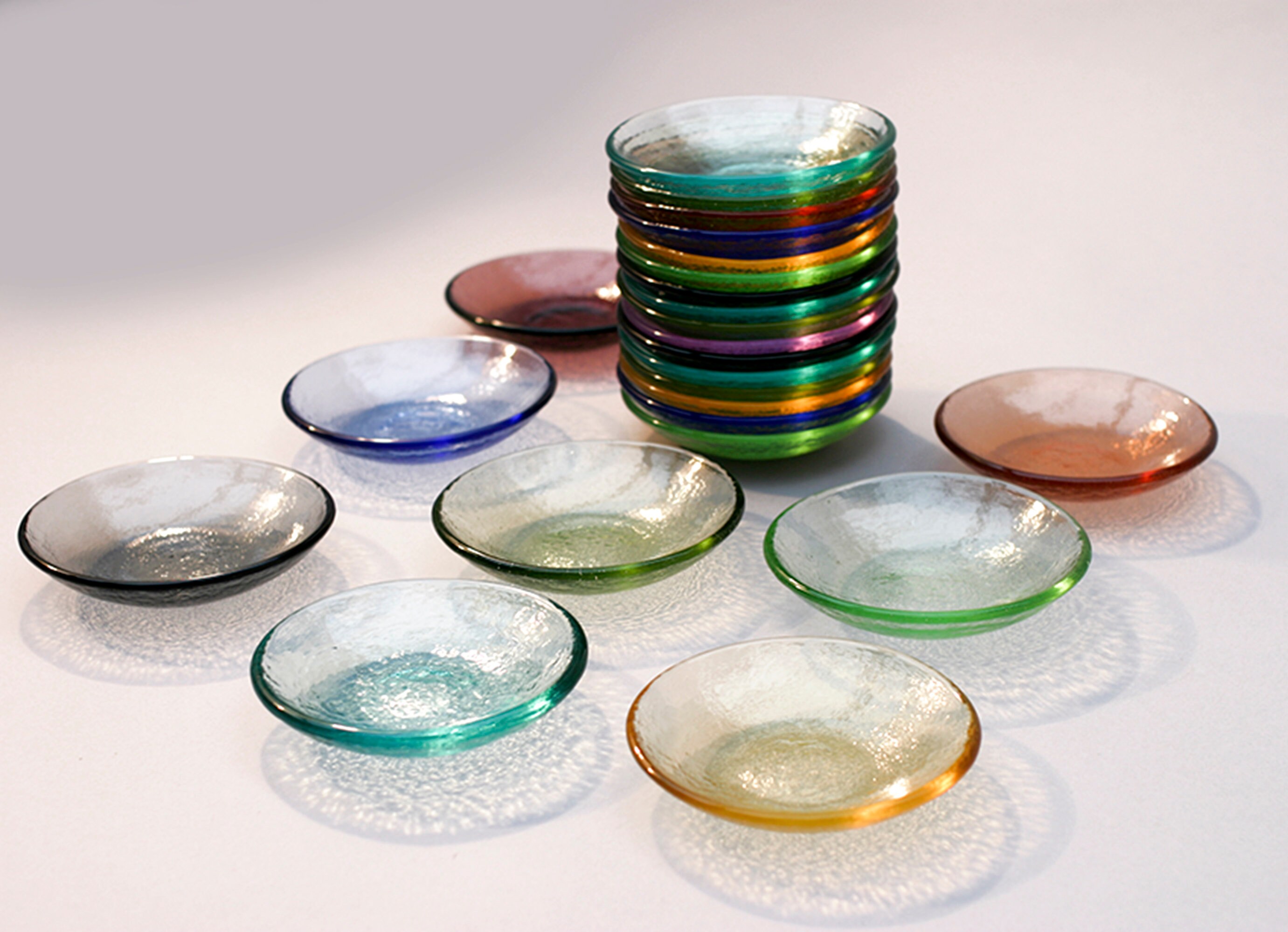 Fire and Light Glass Dipping Dish - Etsy