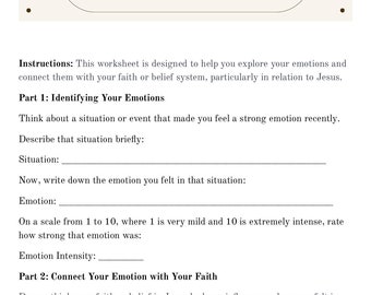 Faith-based CBT Core Beliefs Assessment Handout PRINTABLE | Thought ...