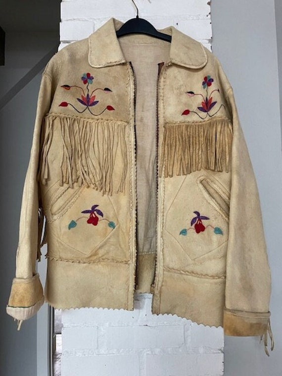 Native American Embroidered Jacket - Gem