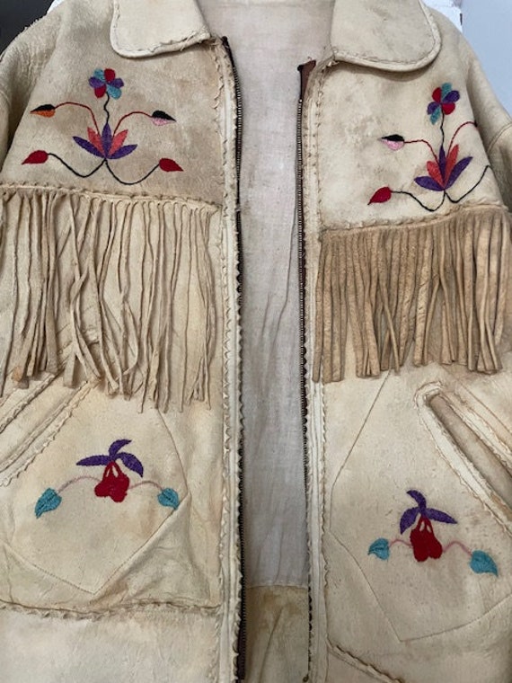 Native American Embroidered Jacket - Gem
