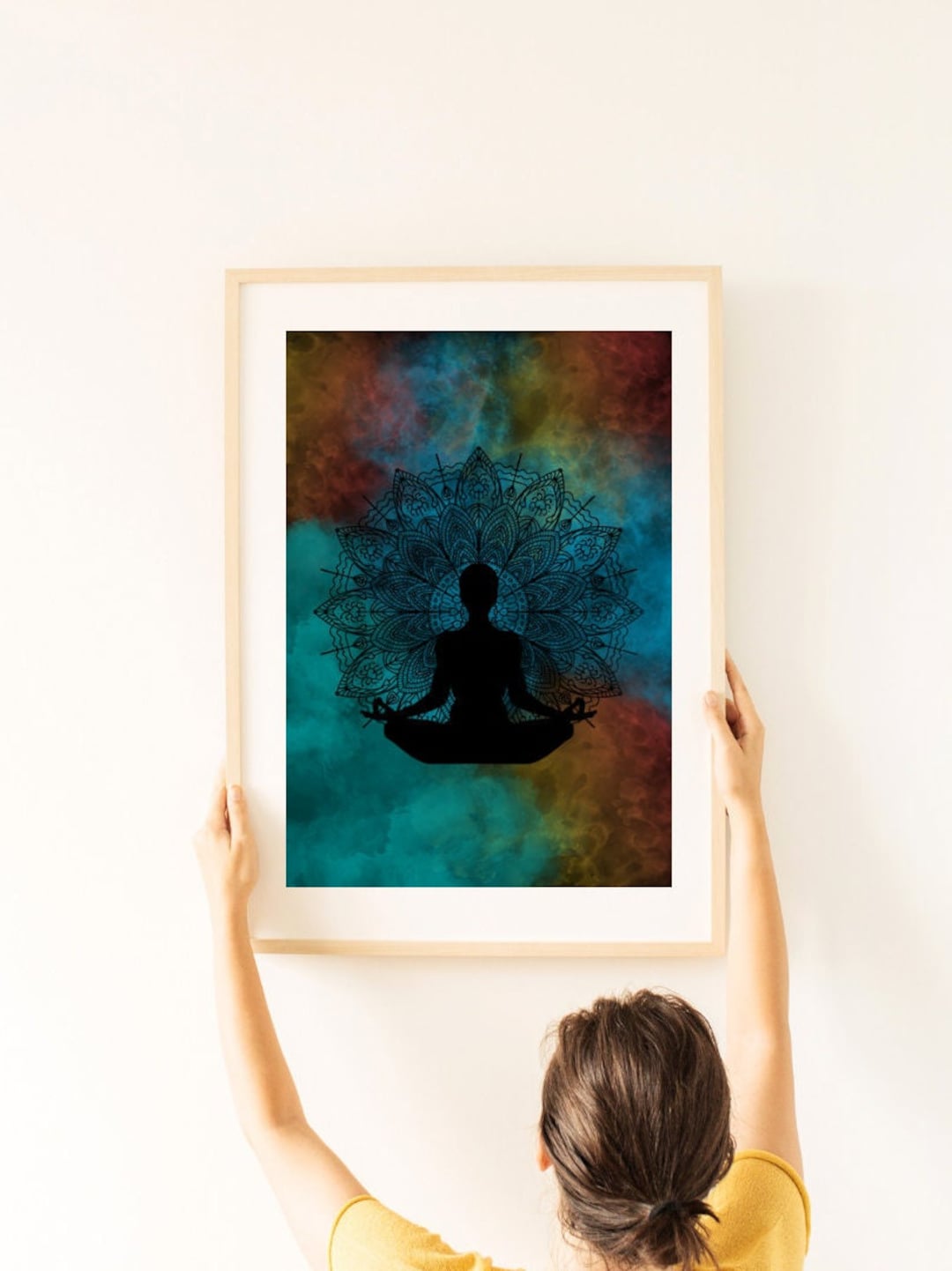 Yoga Meditation Poster - Etsy
