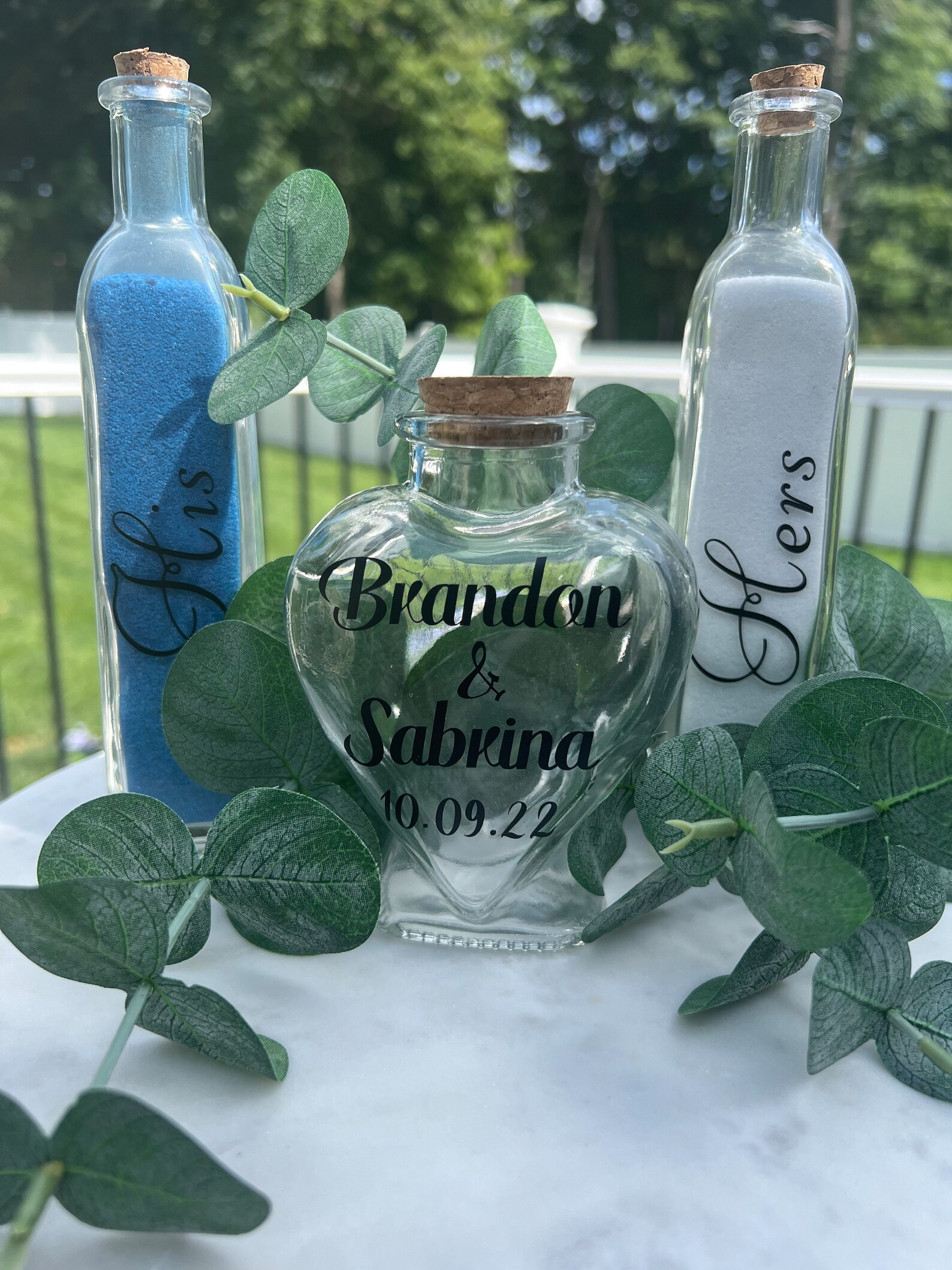 Wedding Sand Ceremony 3 Piece Set - Etsy