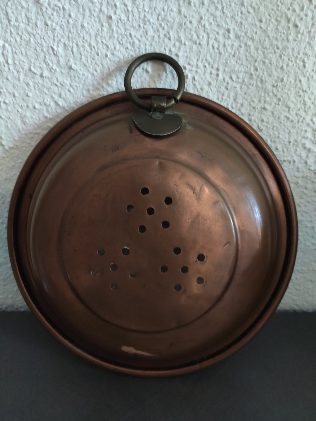 Old Copper Sieve With Suspension 17.5 Cm - Etsy