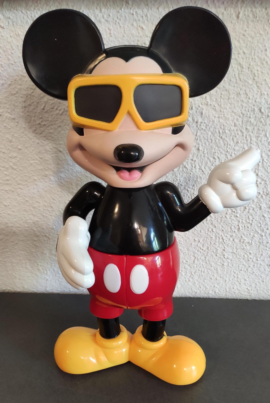 VINTAGE Mickey Mouse Plastic Figure 30 Cm With 4 Functions - Etsy