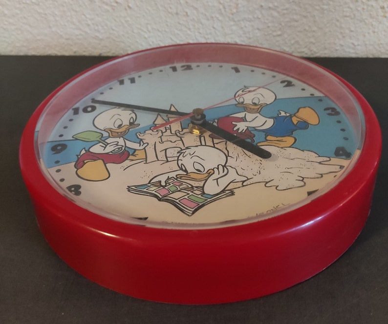 Walt Disney Scrooge Mcduck Ducktales Wall Clock Avronel 20 Cm - Etsy ...