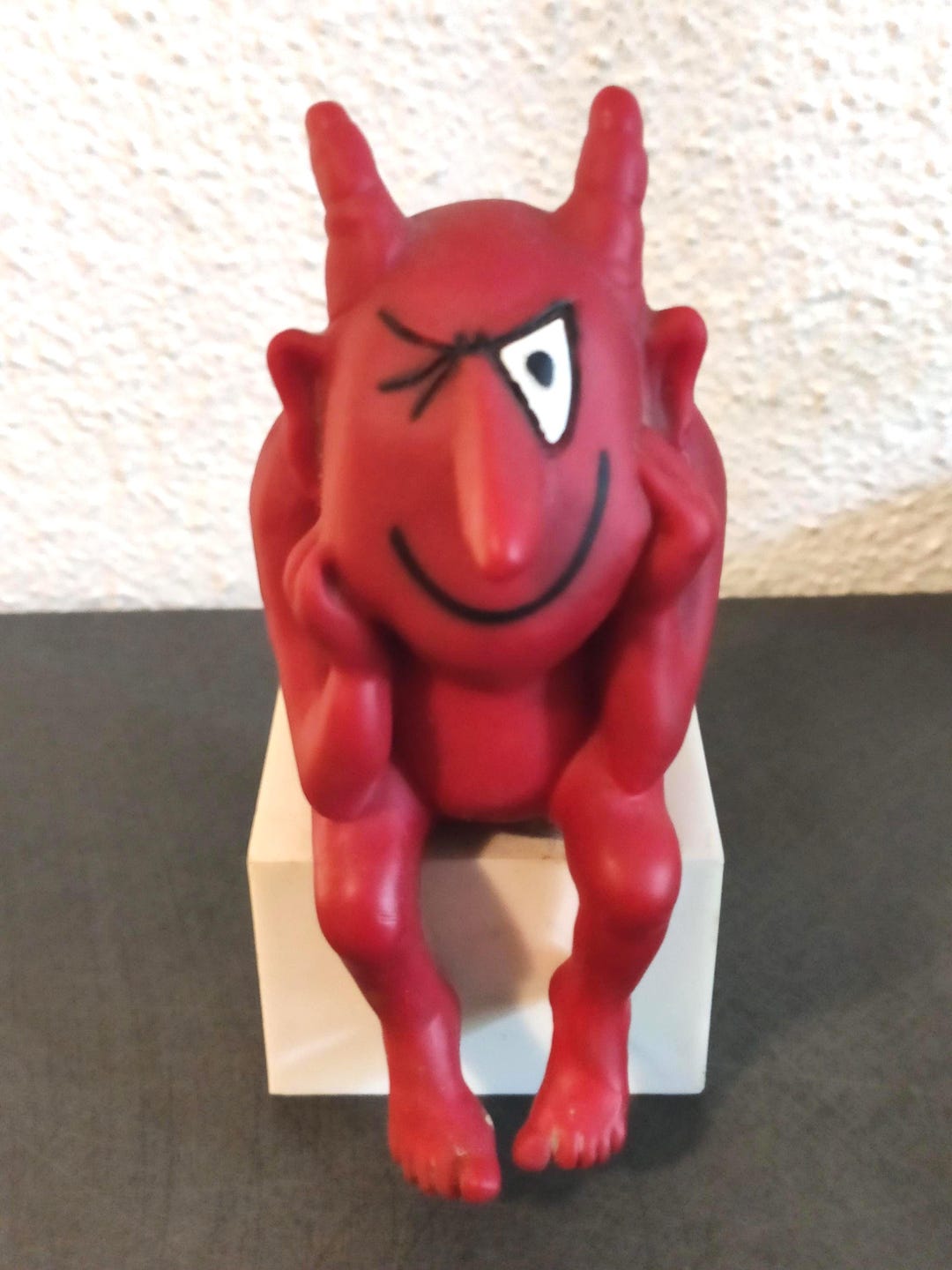 VINTAGE Advertising Figure Devil Comic Hanel Dieckmann Pharmaceuticals ...