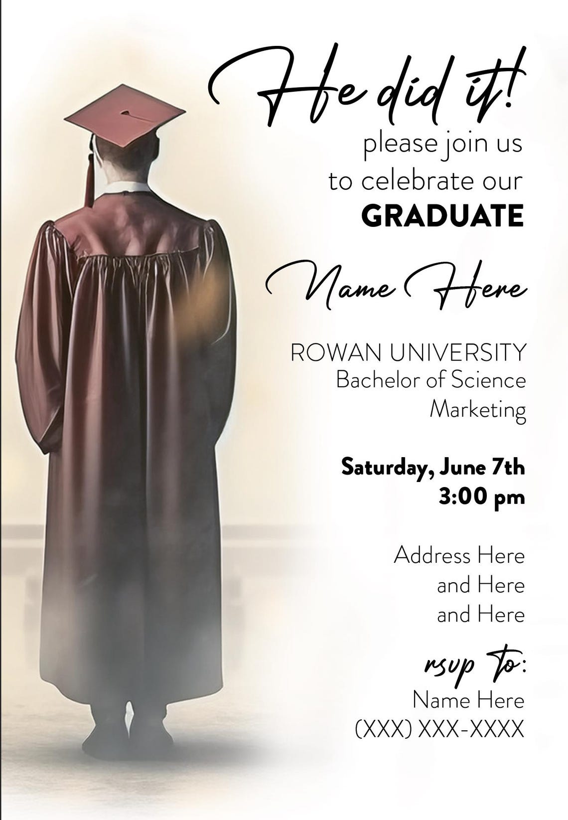 Graduation, Grad Invitations, Grad Invites, Commencement, College Grad ...
