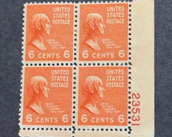 John Quincy Adams 6 Cent Stamp - Etsy